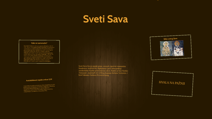 sveti sava by Danilo Tasic on Prezi