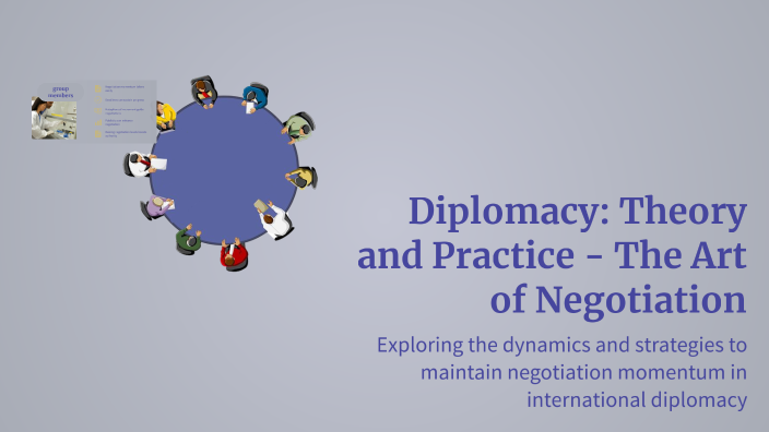 Diplomacy: Theory and Practice - The Art of Negotiation by Jasmine ...