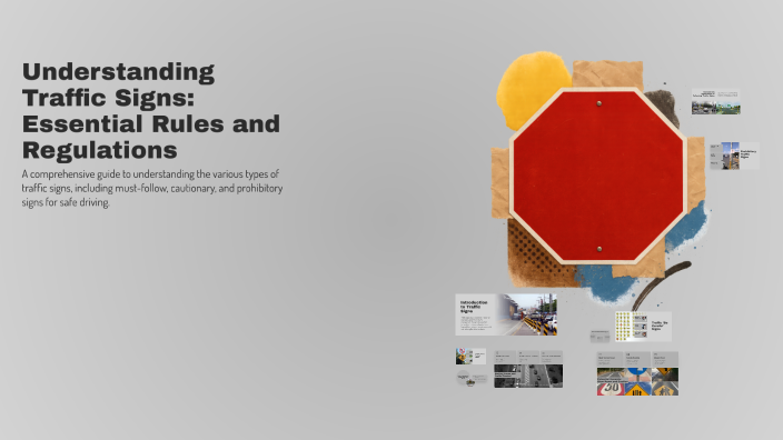 Understanding Traffic Signs: Essential Rules and Regulations by Wanen ...