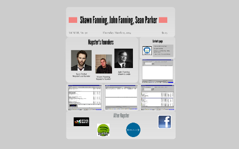 Shawn Fanning, John Fanning, Sean Parker by Alexandra Lecca on Prezi