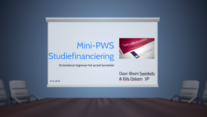 Mini-PWS Presentatie by Nils Oskam