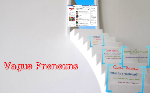 Vague Pronoun Lesson by Ms Brown on Prezi