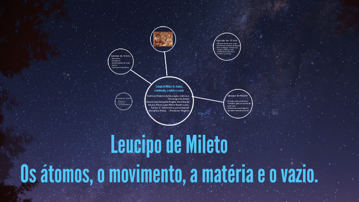Leucipo de Mileto: by Danyelle Angelo on Prezi