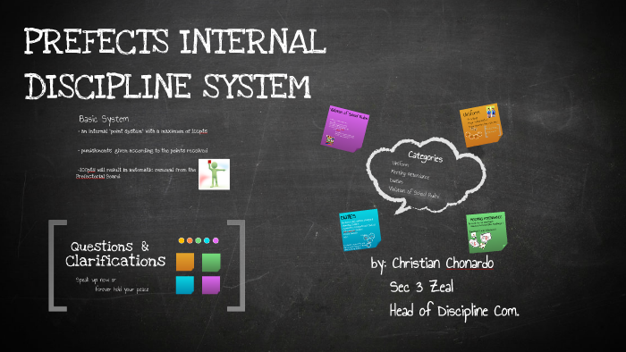 PREFECTS INTERNAL DISCIPLINE SYSTEM by christian chonardo on Prezi