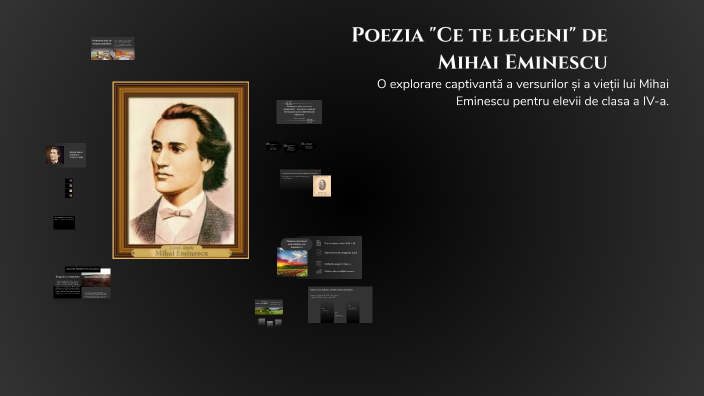 Poezia "Ce te legeni" de Mihai Eminescu by Alexandra Almasan on Prezi