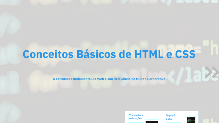 Conceitos Básicos de HTML e CSS by André Doria Santos on Prezi