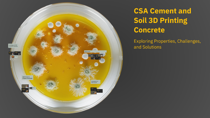 CSA Cement and Soil 3D Printing Concrete by Kali Kali on Prezi