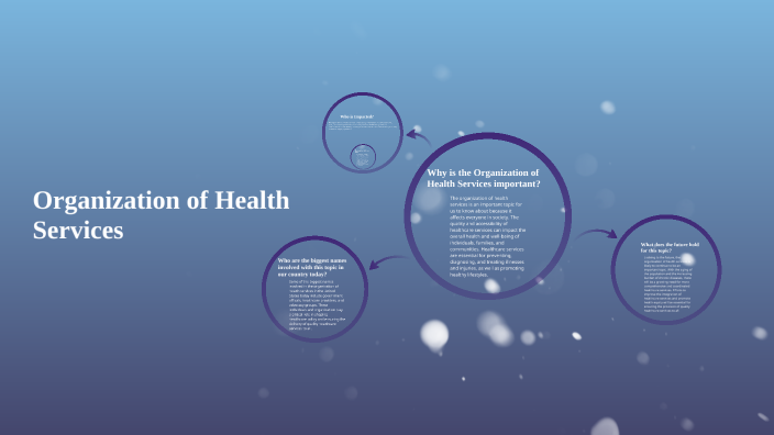 Organization of Health Services by Deven Franks on Prezi