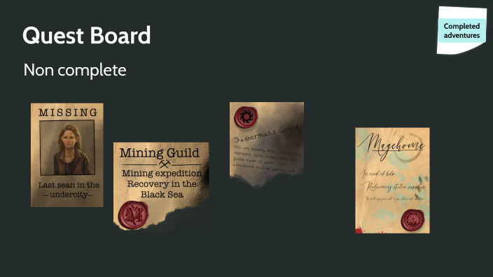 Quest Board by Wright Herndon on Prezi