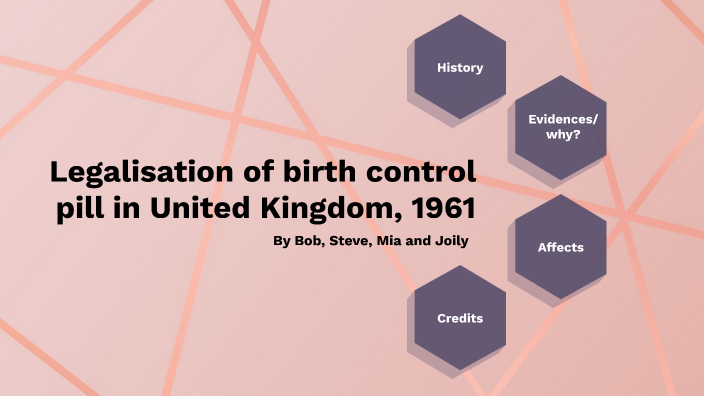 Legalisation of birth control pill United Kingdom 1961 by Âu Gia Thành ...
