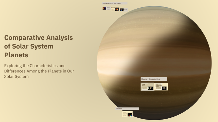 Comparative Analysis of Solar System Planets by MAEAH FE CASTILLO on Prezi