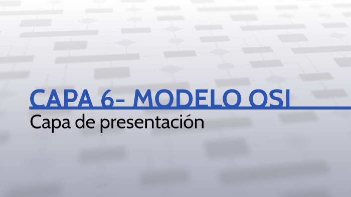 CAPA 6- MODELO OSI by Germán Alexis Gonzalez Reay on Prezi