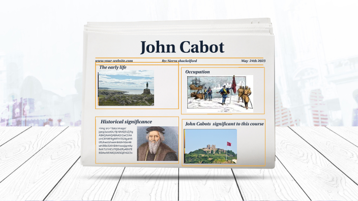 Research of John Cabot by Sierra Shackelford on Prezi