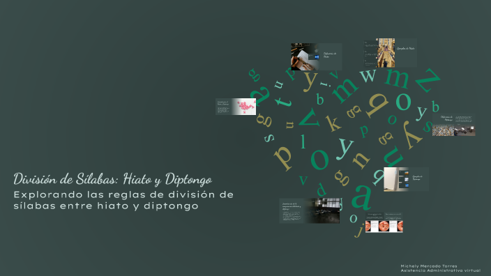 División de Sílabas: Hiato y Diptongo by Michely Mercado Torres on Prezi