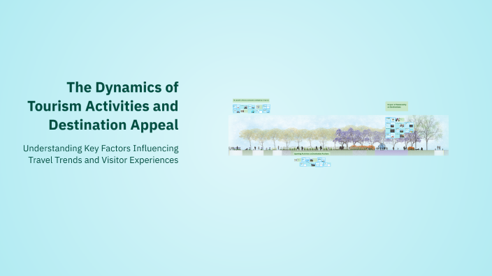 The Dynamics of Tourism Activities and Destination Appeal by Grecia ...