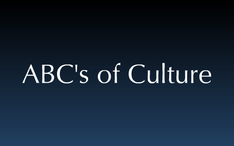 ABCs of Culture by Harrison Lee on Prezi