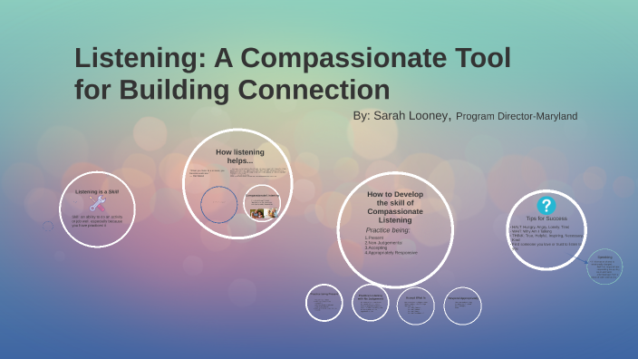 Listening: A Compassion Tool for Building Connection by Sarah Looney on ...