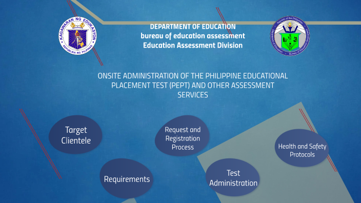 Guidelines on the Onsite Administration of the PEPT for Validation ...