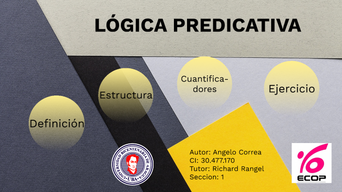 LOGICA PREDICATIVA by Angelo Correa on Prezi