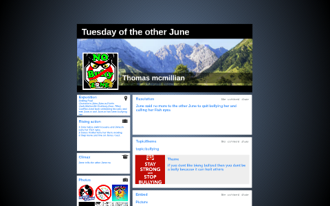 Tuesday of the other June by Kim Davis on Prezi