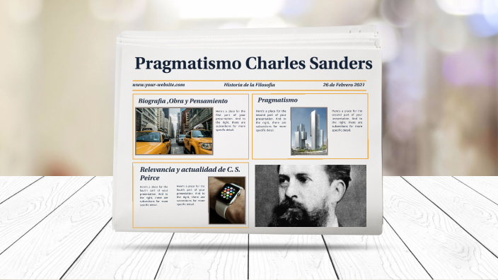 Pragmatismo de Charles Sanders Peirce by Hector Andres Intriago on Prezi