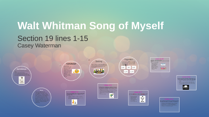 Walt Whitman Song of Myself by Casey Waterman on Prezi