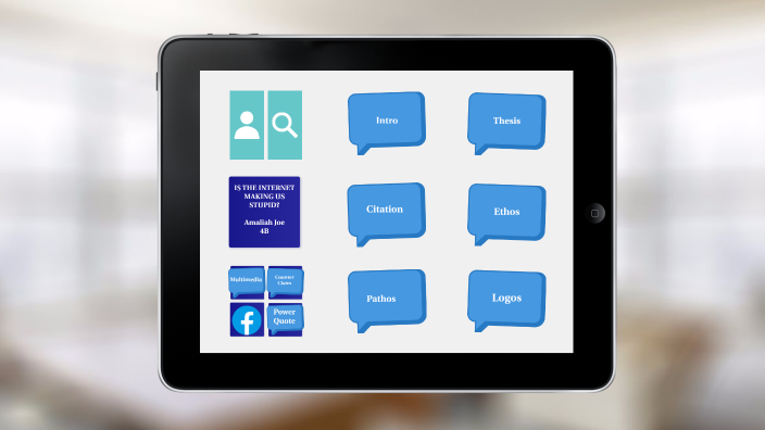 Is the internet making us stupid?? by Amaliah Joe on Prezi