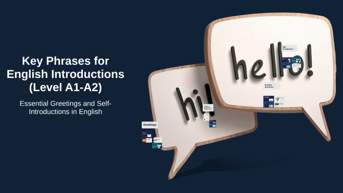 Key Phrases for English Introductions (Level A1-A2) by Аня Конюх on Prezi