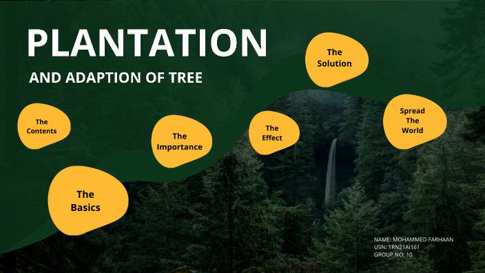 PLANTATION AND ADAPTION OF TREE by mohammed farhaan on Prezi