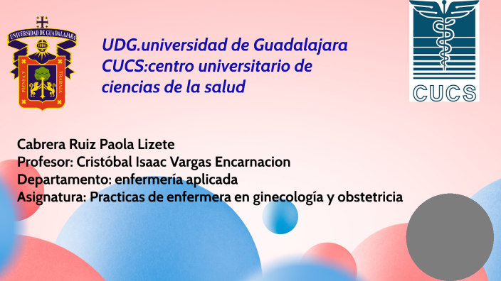 UDG.universidad de Guadalajara CUCS:centro universitario de ciencias de ...