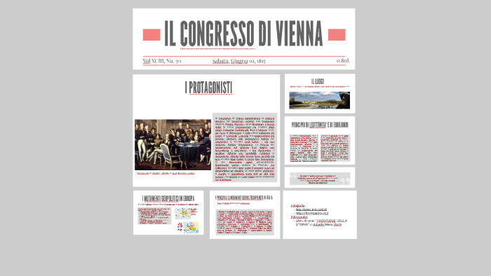 IL CONGRESSO DI VIENNA by Alberto Rizzo on Prezi