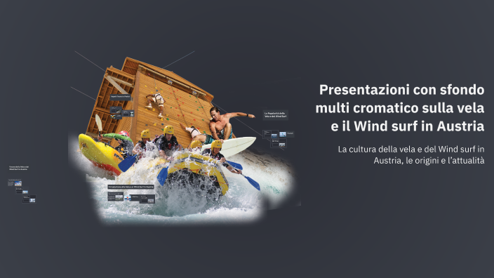 Presentazioni con sfondo multi cromatico sulla vela e il Wind surf in ...