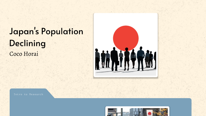 Japan's Population Declining by Coco Horai on Prezi