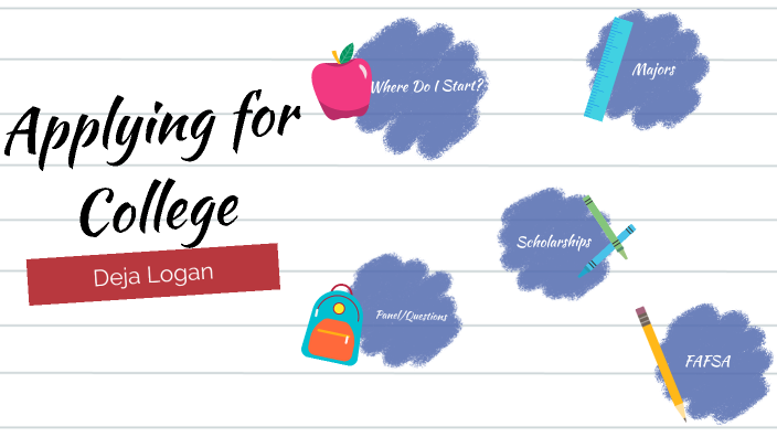 Applying For College by Deja Logan on Prezi