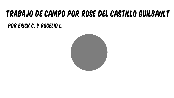 Trabajo de Campo by Erick Cordova on Prezi