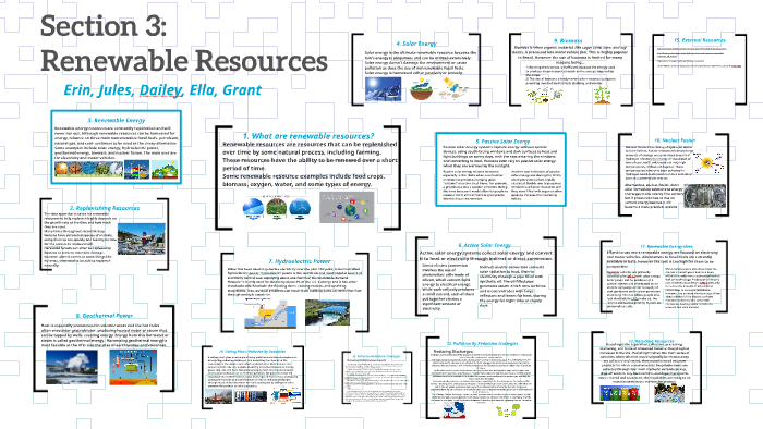 Section 3: Renewable Resources by Erin Allen on Prezi