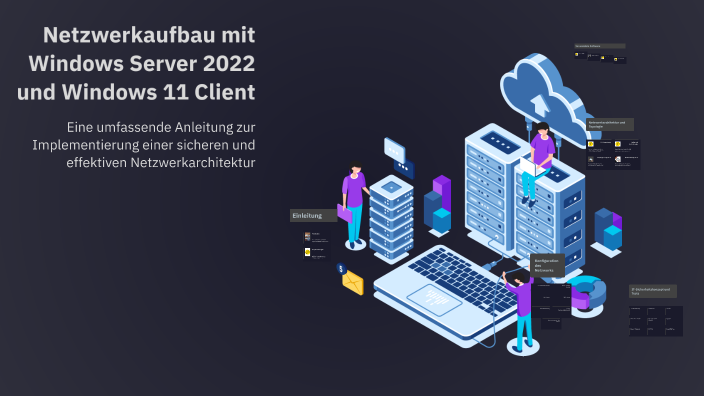Netzwerkaufbau mit Windows Server 2022 und Windows 11 Client by Rita on ...