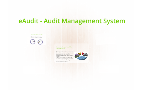 eAudit - Audit Management System by Hassan Ahmed on Prezi