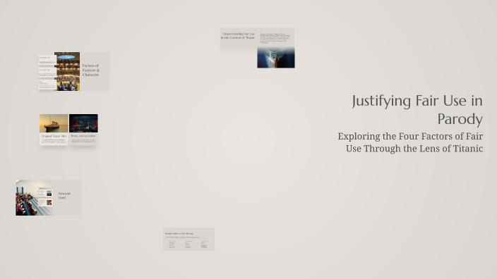Justifying Fair Use in Parody by Huma Sayed on Prezi
