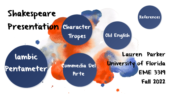 Shakespeare Presentation on Iambic Pentameter and Character Tropes by ...