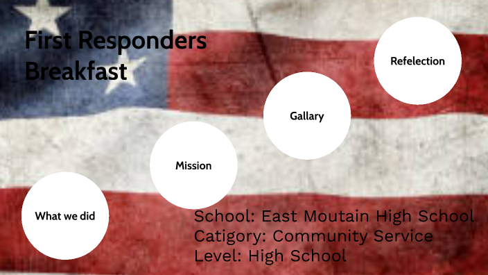 First responders breakfast by Samuel Davis on Prezi