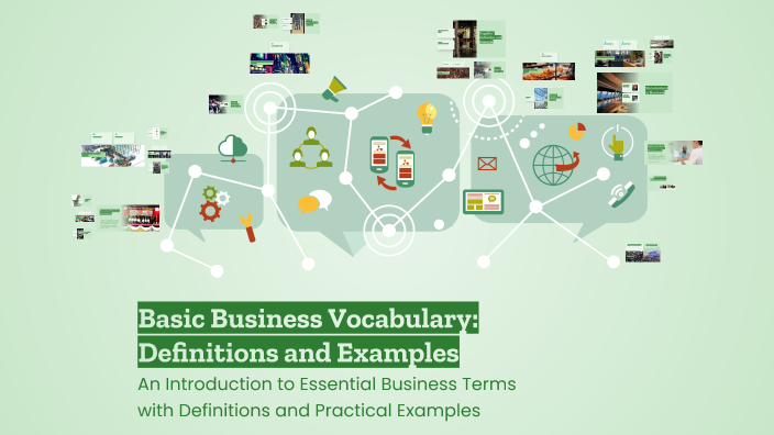 Basic Business Vocabulary: Definitions and Examples by Tony Hernández ...