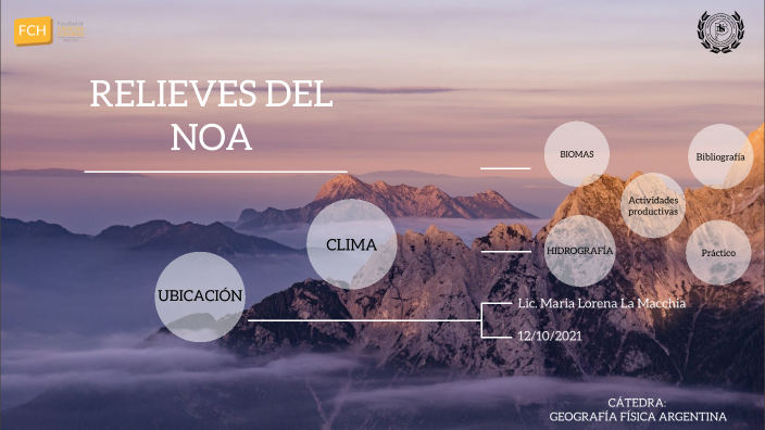 Relieves del NOA by lorena la macchia on Prezi