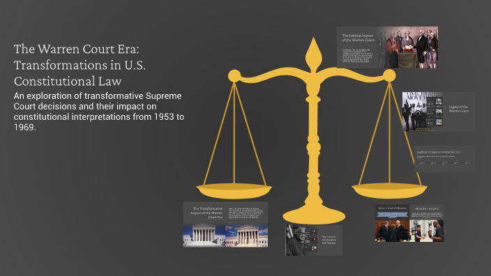 The Warren Court Era: Transformations in U.S. Constitutional Law by ...
