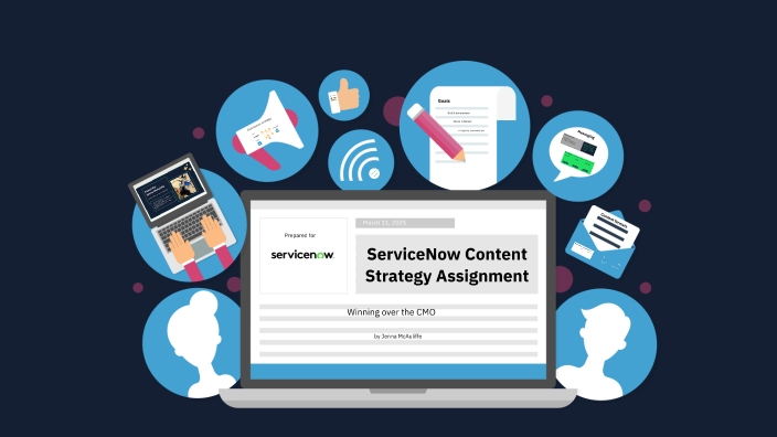 ServiceNow Content Strategy Assessment by Jenna McAuliffe on Prezi