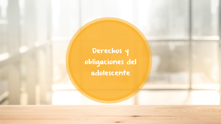 Derechos y obligaciones del adolescente by Andriy Alexander Dionicio ...