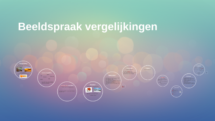 Beeldspraak vergelijkingen by Ellen Brouwer on Prezi