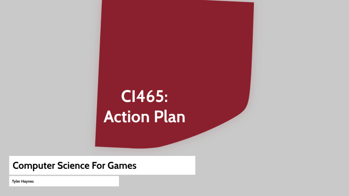 Portfolio: Action Plan by Tyler Haynes on Prezi