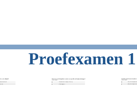 VCA vol proefexamens by Theo Erents on Prezi