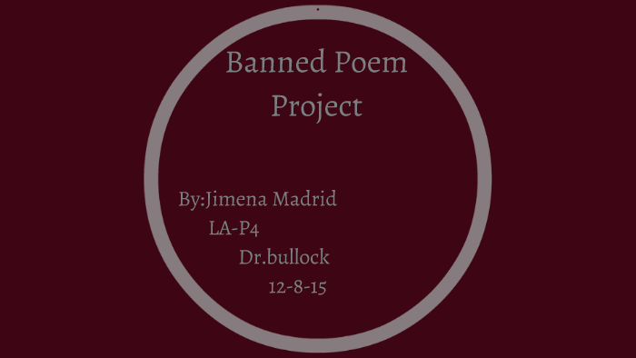 Banned Poem by jimena madrid on Prezi